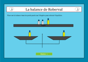 Balance de Roberval – Mathématrices